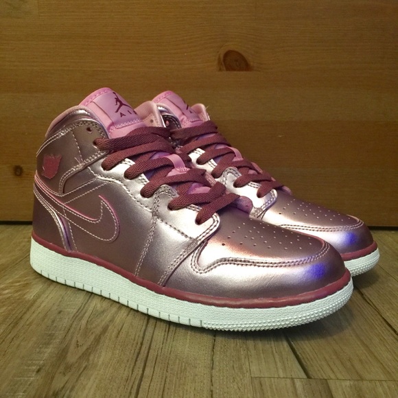 Jordan | Shoes | New Air Jordan Pink Rose Mid | Poshmark
